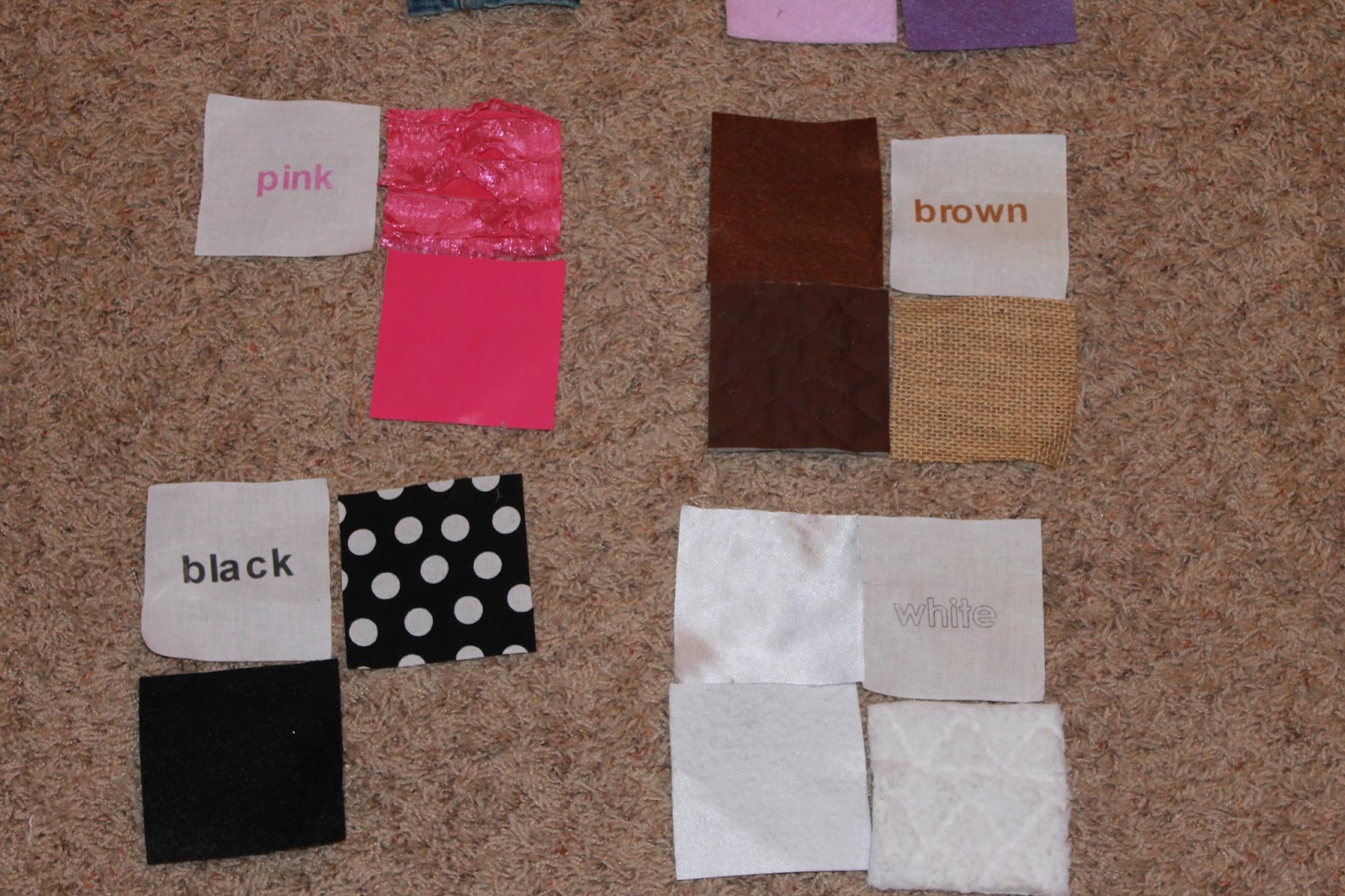 Lyndi's Projects: Color/Texture Book for Baby