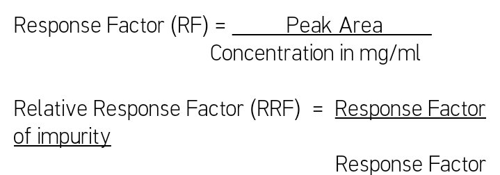 Relative Response Factor (RRF) and its Calculation in HPLC Analysis