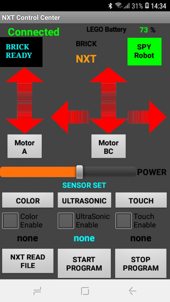 NXT Control Total control Bluetooth para Lego Mindstorms NXT: 2019