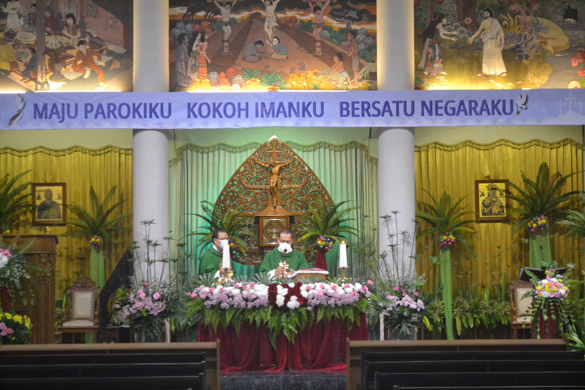 PERAYAAN EKARISTI DAN PENERIMAAN HADIAH LOMBA HUT PAROKI KE-9