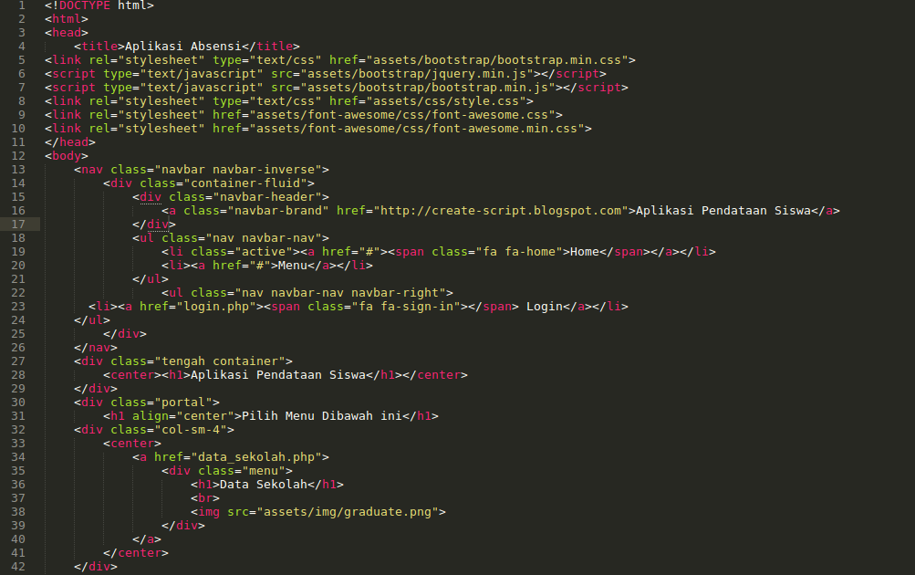 Membuat Perencanaan awal dan Membuat Template Halaman untuk user With ...