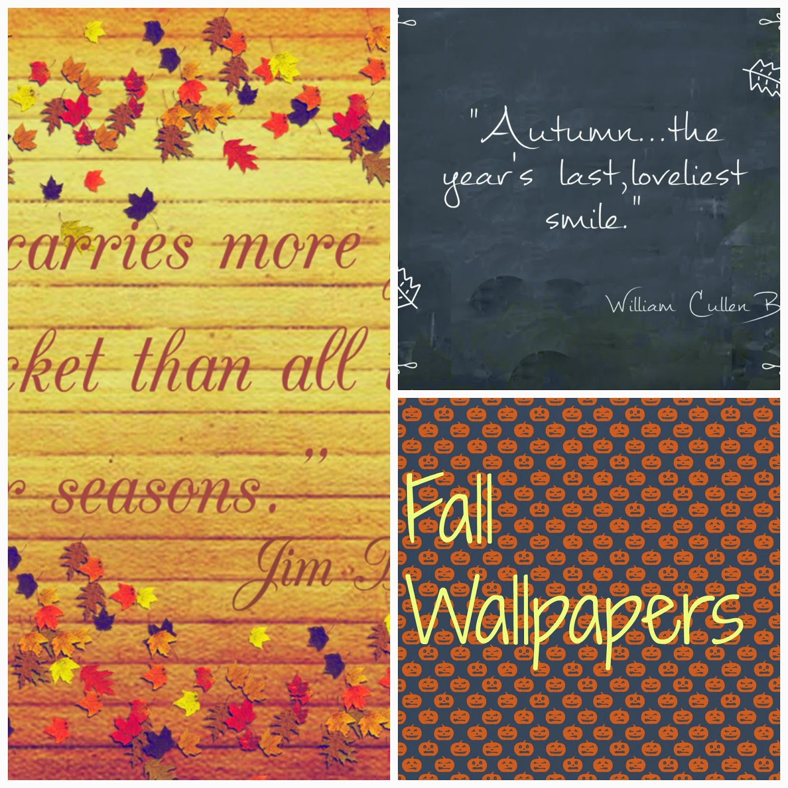 On the ChalkBoard: Fall Quotes Wallpapers