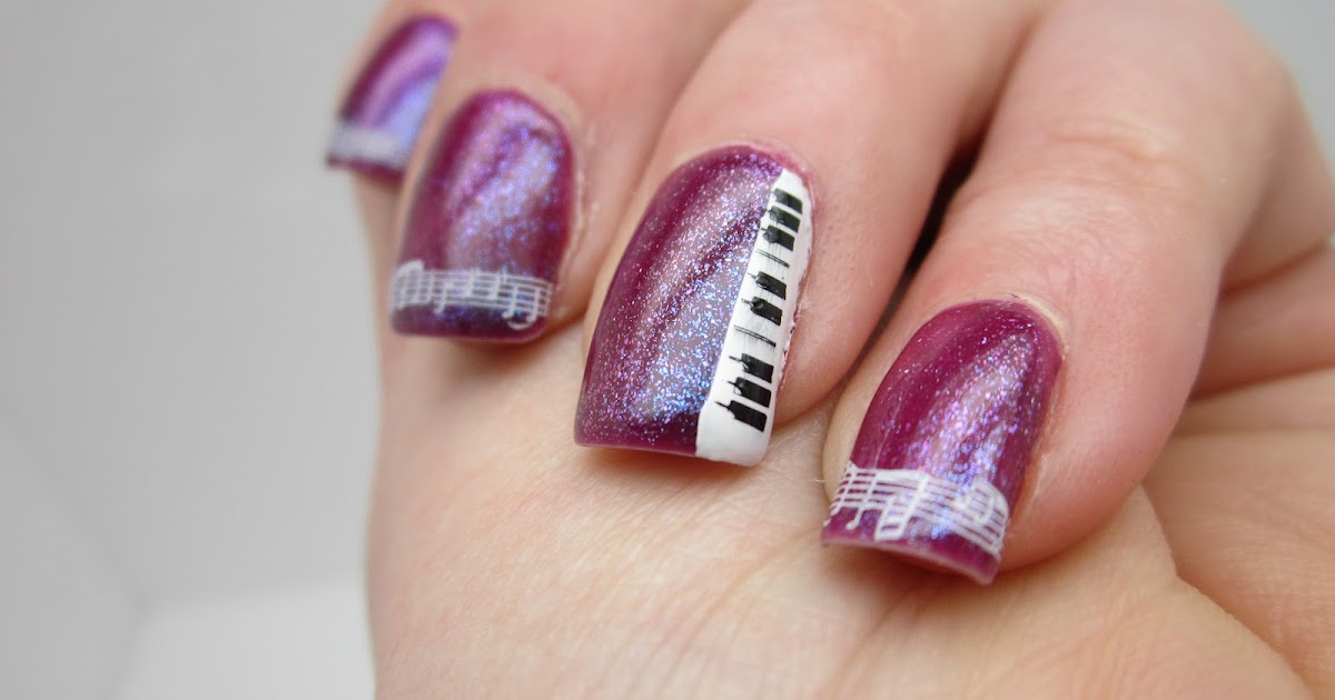 Creative Nail Design by Sue: Music themed nails