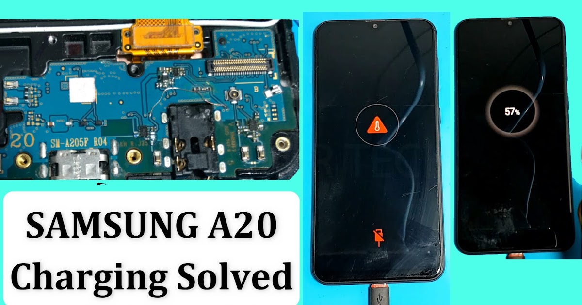 SAMSUNG A20 Charging paused battery temperature too low Fix - DM REPAIR TECH