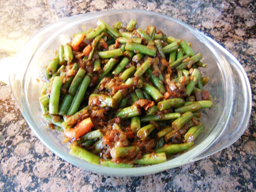 Chumkie's Kitchen : Burmese Green Beans