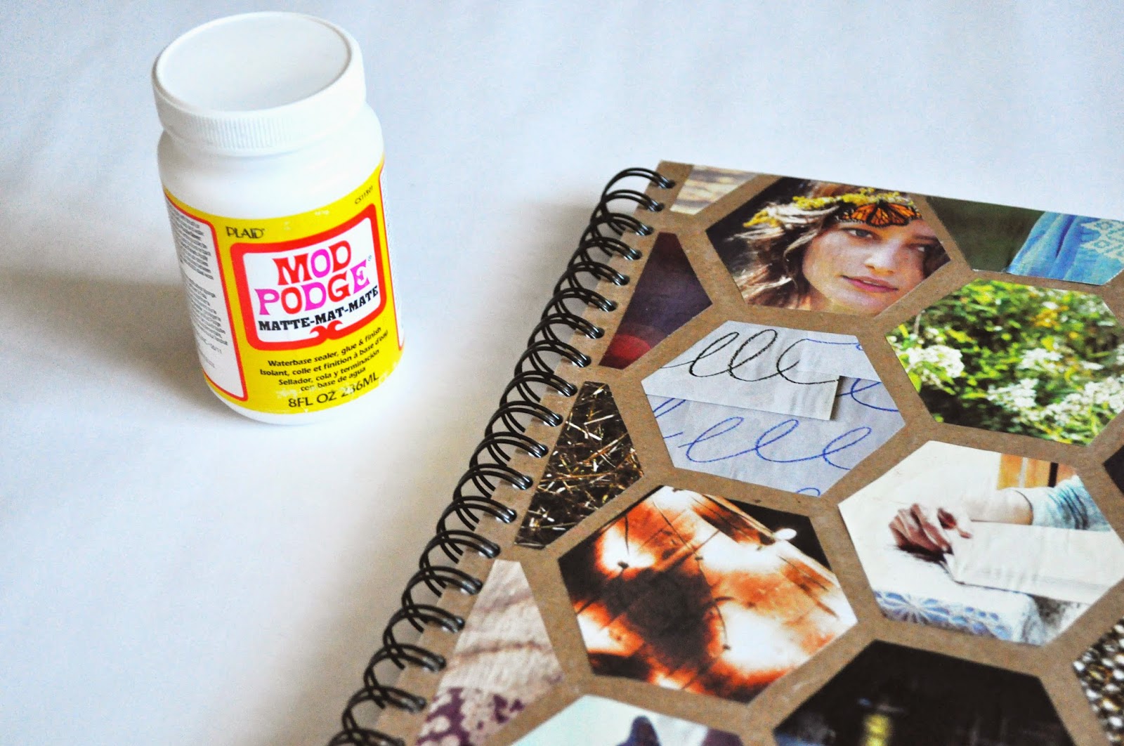 Pie N' the Sky: M A K E :: hexagon notebook