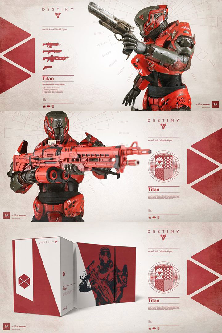 1/6 DESTINY Titan from ThreeA Toys for Pre-Order July 27