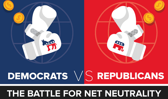 Democrats vs. Republicans: the Battle for Net Neutrality #infographic ...