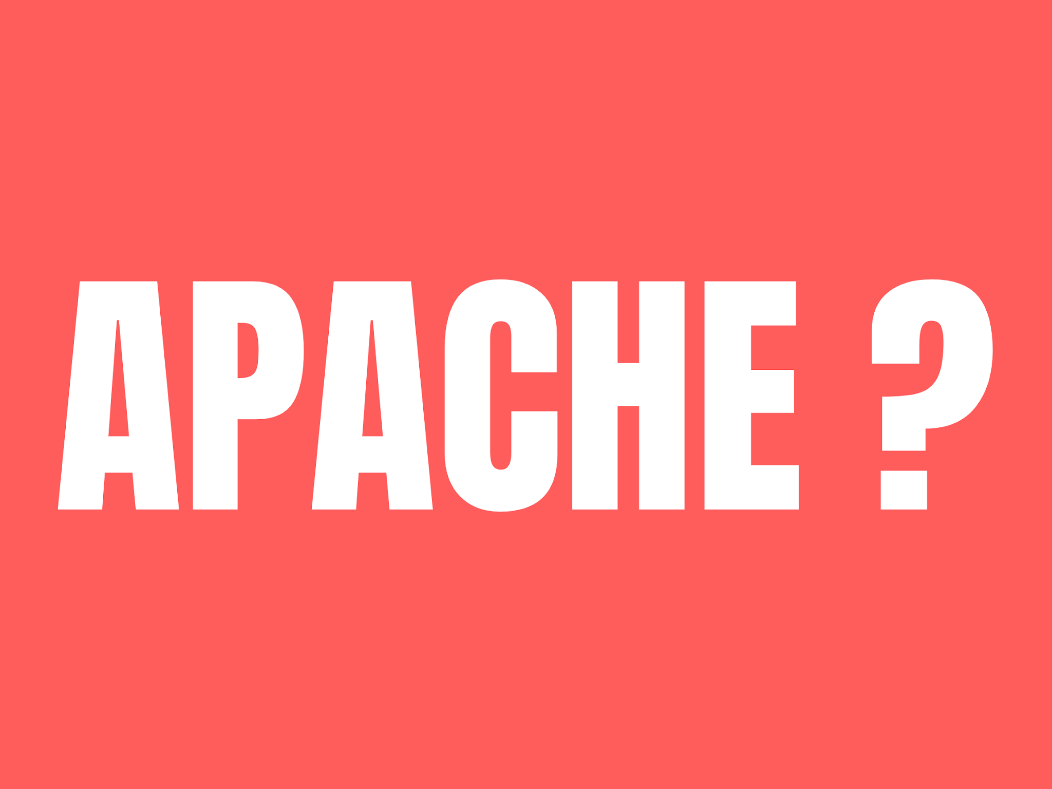 PENGERTIAN APACHE PADA WEB SERVER ~ TEKAJE