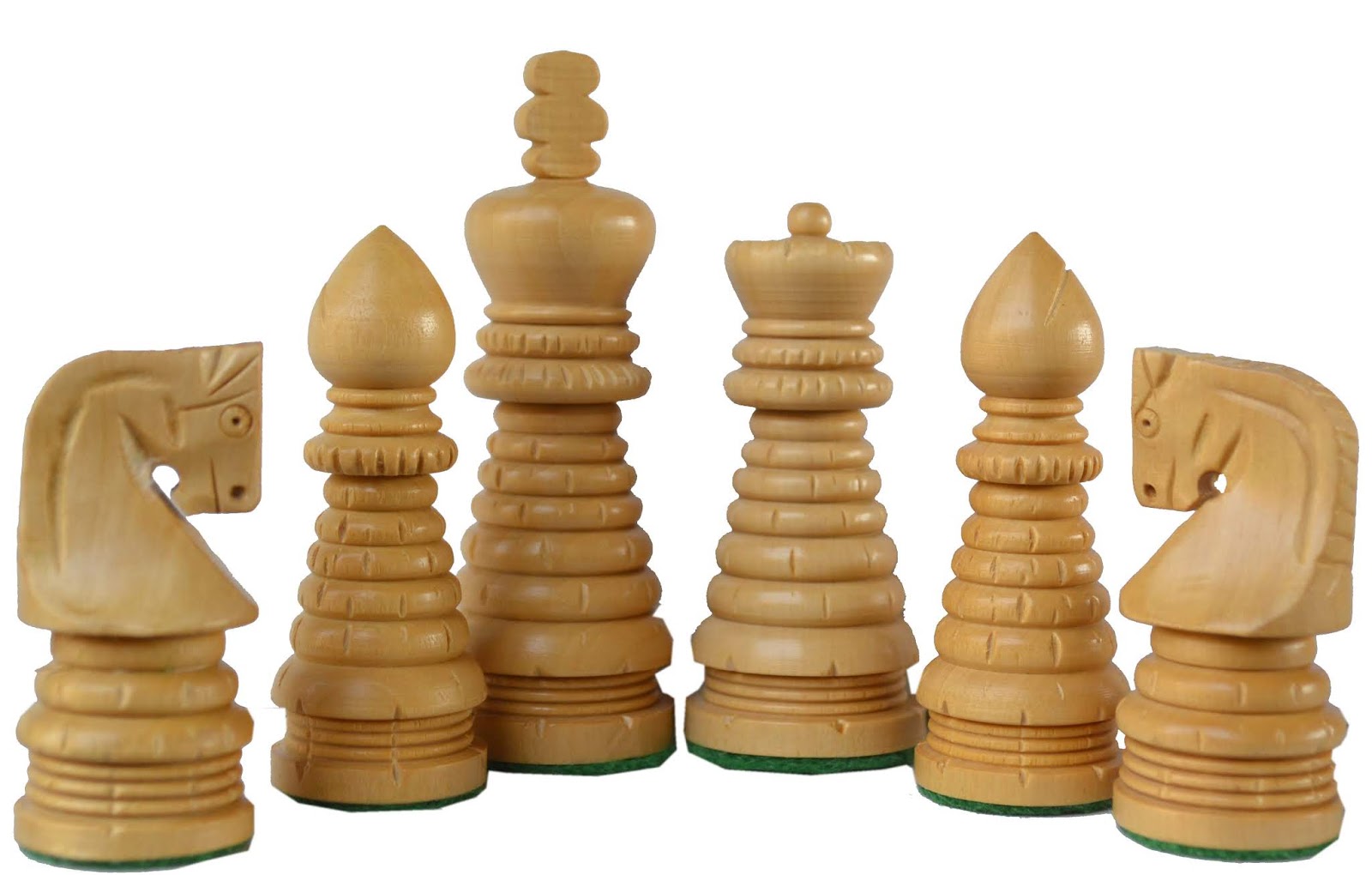 Wooden Chess Set Burn Design Chess Set 32 Chess Pcs