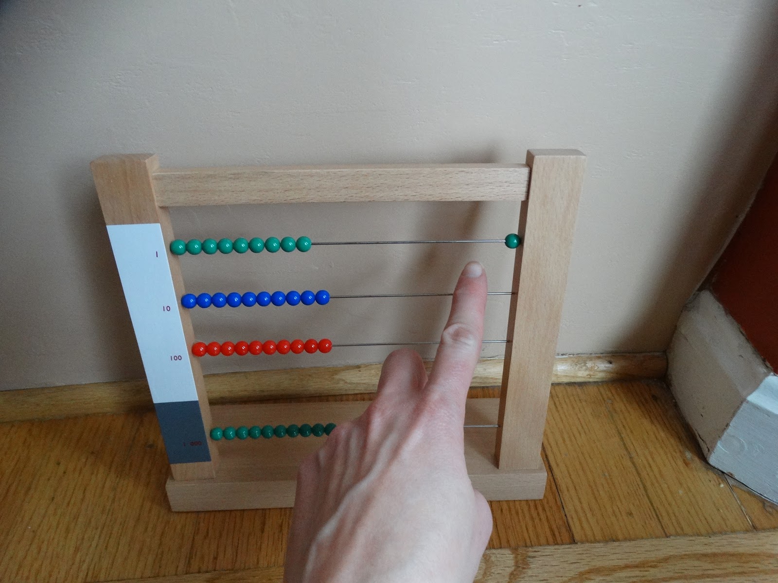 The Joys of Montessori Homeschooling: Small Bead Frame