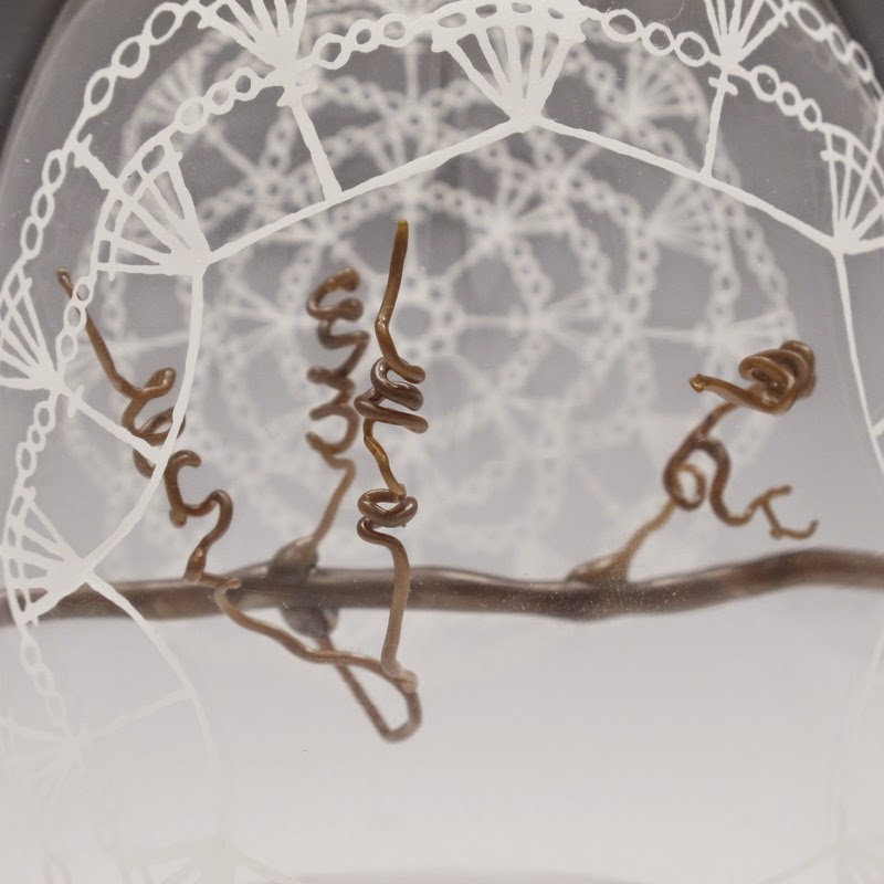 Simply Creative: Bell Jar Glass Sculpture by Kit Paulson