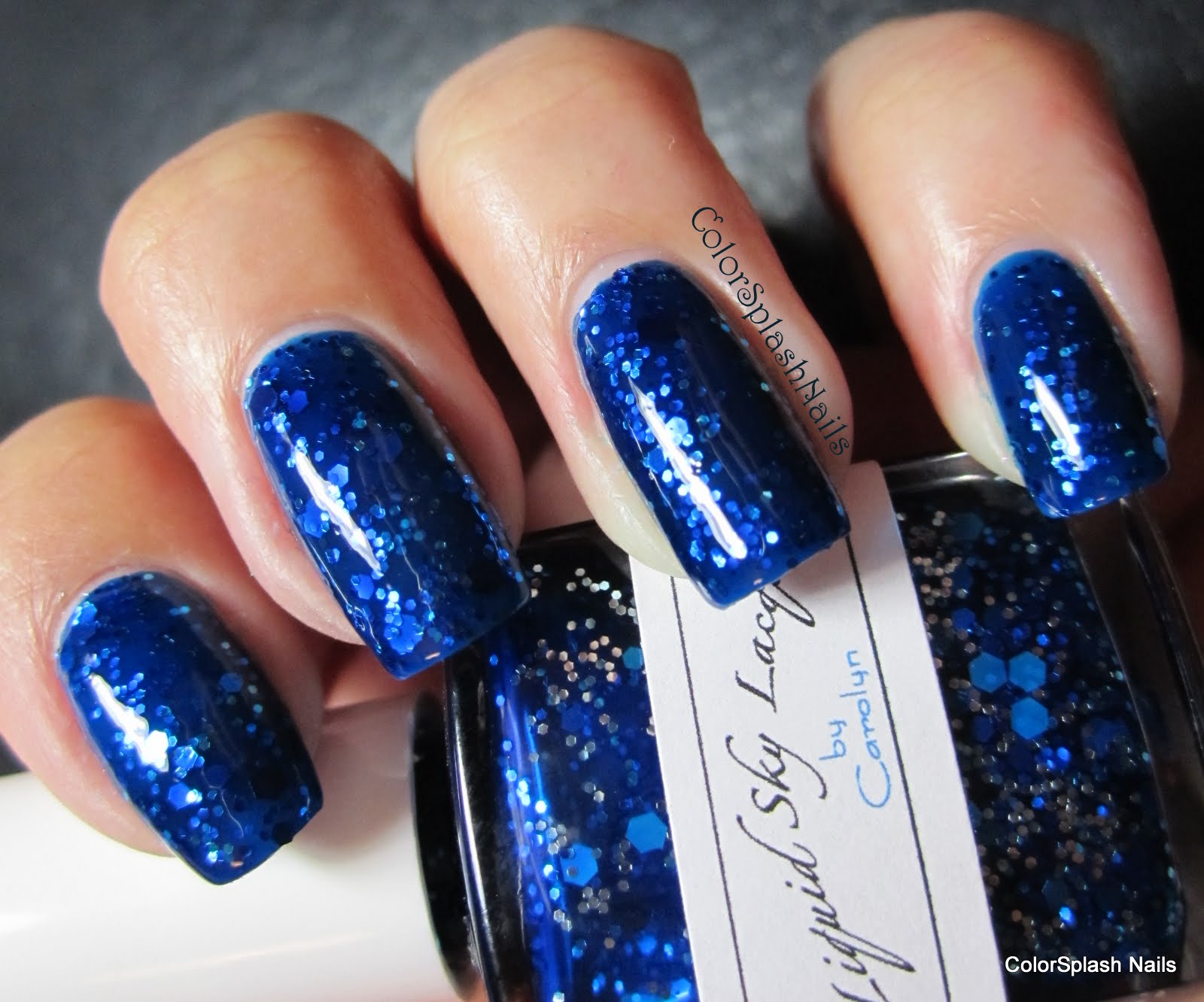Colorsplash Nails: Liquid Sky Lacquer Bleu Infinity