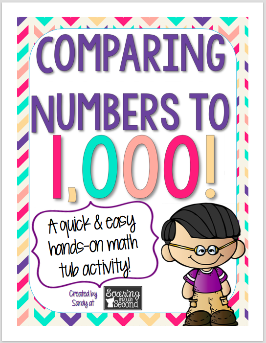 Comparing Numbers to 1,000 {FREEBIE} - Hello Sandy Patterson