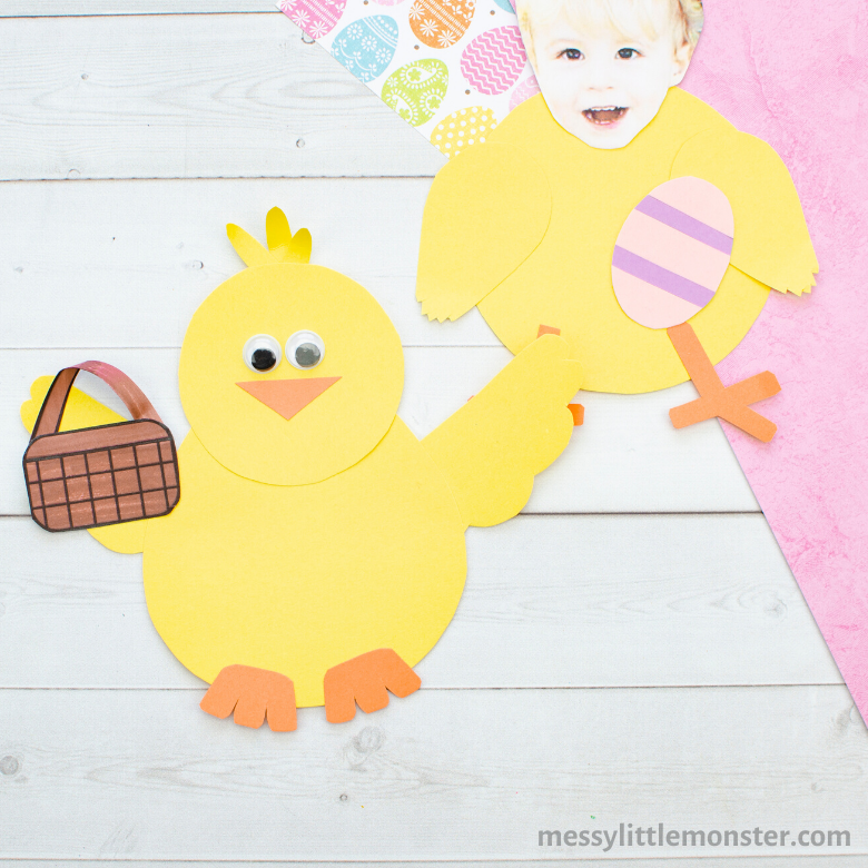 Mix and Match Paper Chick Craft (with template) - Messy Little Monster