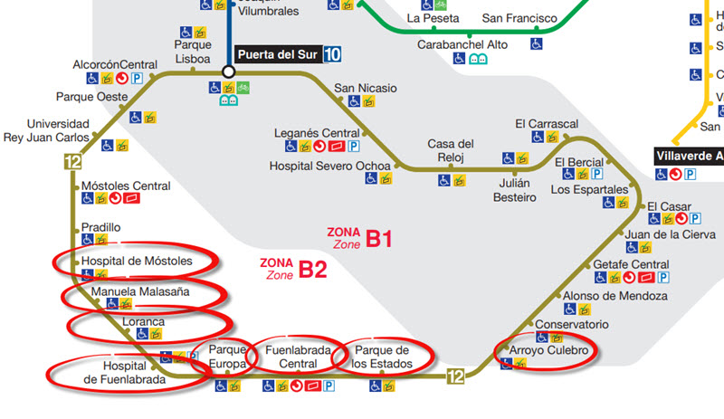 Estos son los cortes del servicio en líneas MetroSur, 6, 7 y 9 de Metro ...