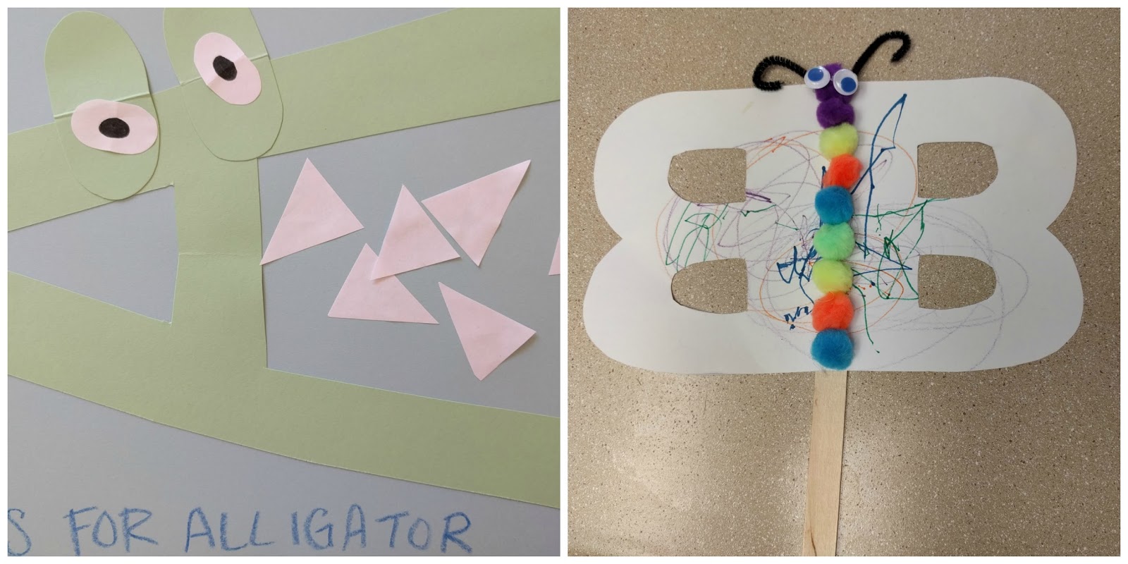 Sweetening the Small Stuff: Preschool Alphabet Letter Crafts