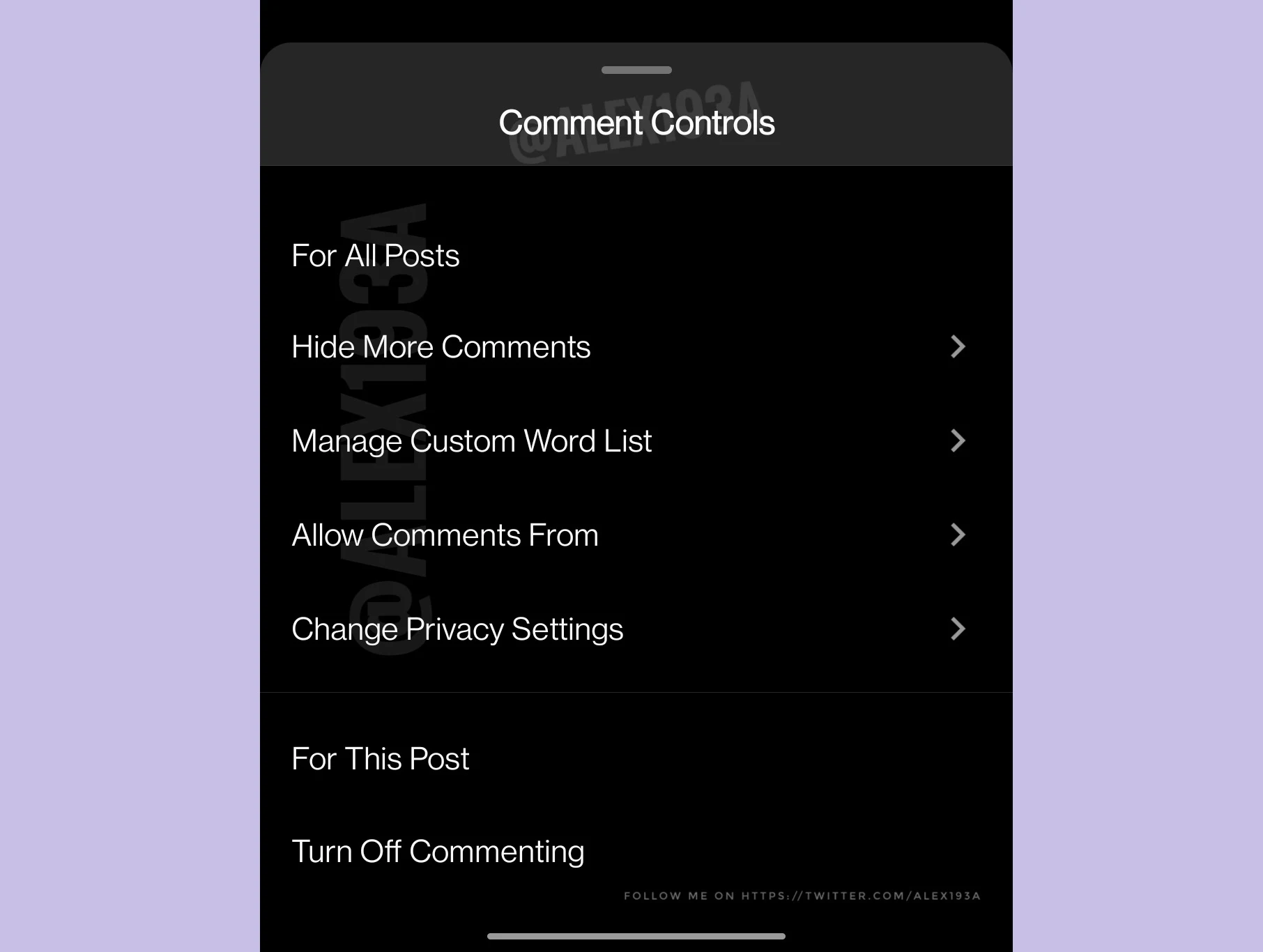 Instagram tests an improved comment controls section and a new ...
