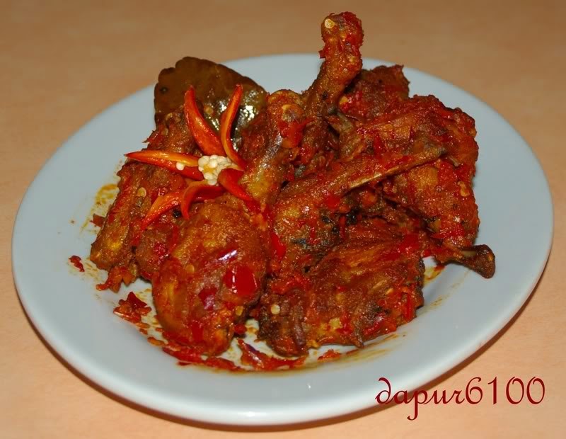 Resep Ayam Pedas