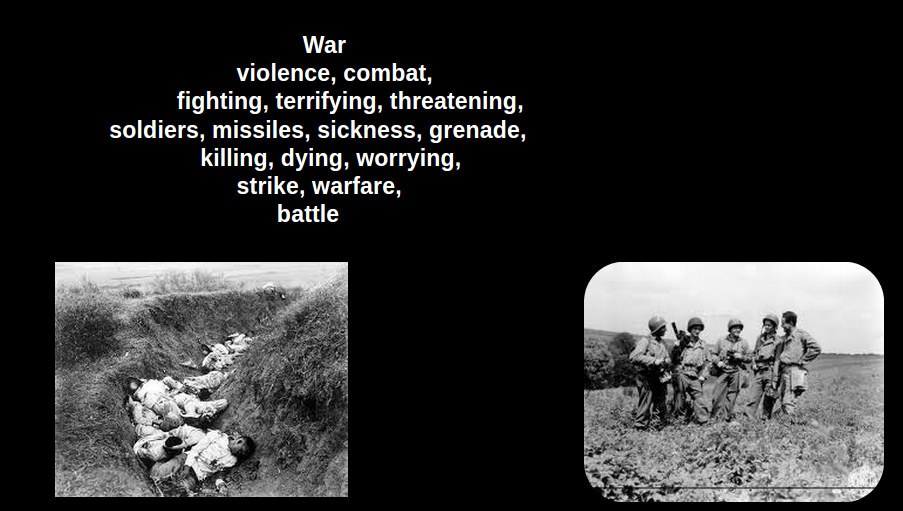 Collin: Diamante War Poem