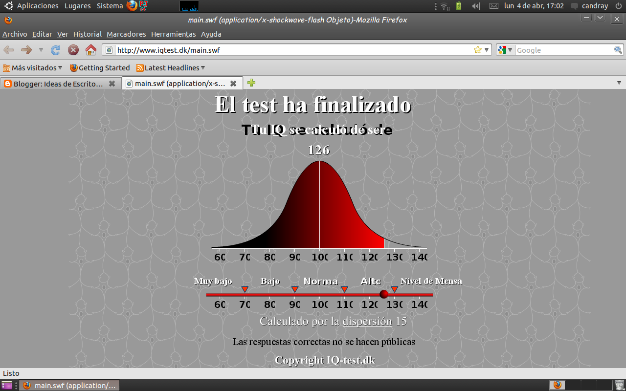 Ideas de Escritor: Tes de IQ - ¿Cuál es tu coeficiente?