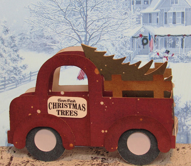 My Little Card Crafts: Christmas Truck