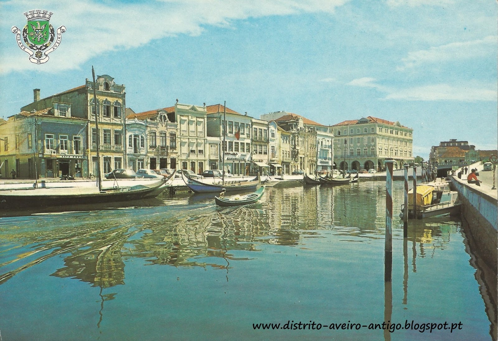 DISTRITO DE AVEIRO antigas imagens : Ria de AVEIRO - Postal ilustrado ...