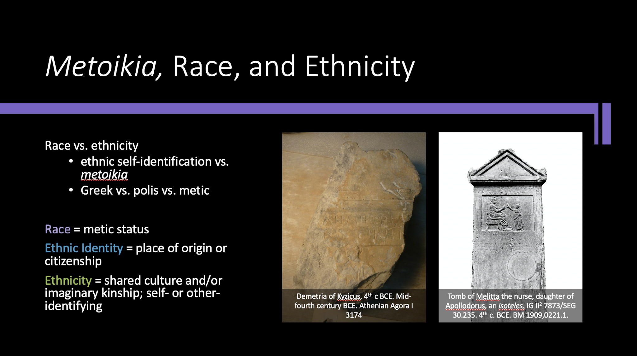 Classics at the Intersections: Race and the Athenian Metic--Modeling an ...