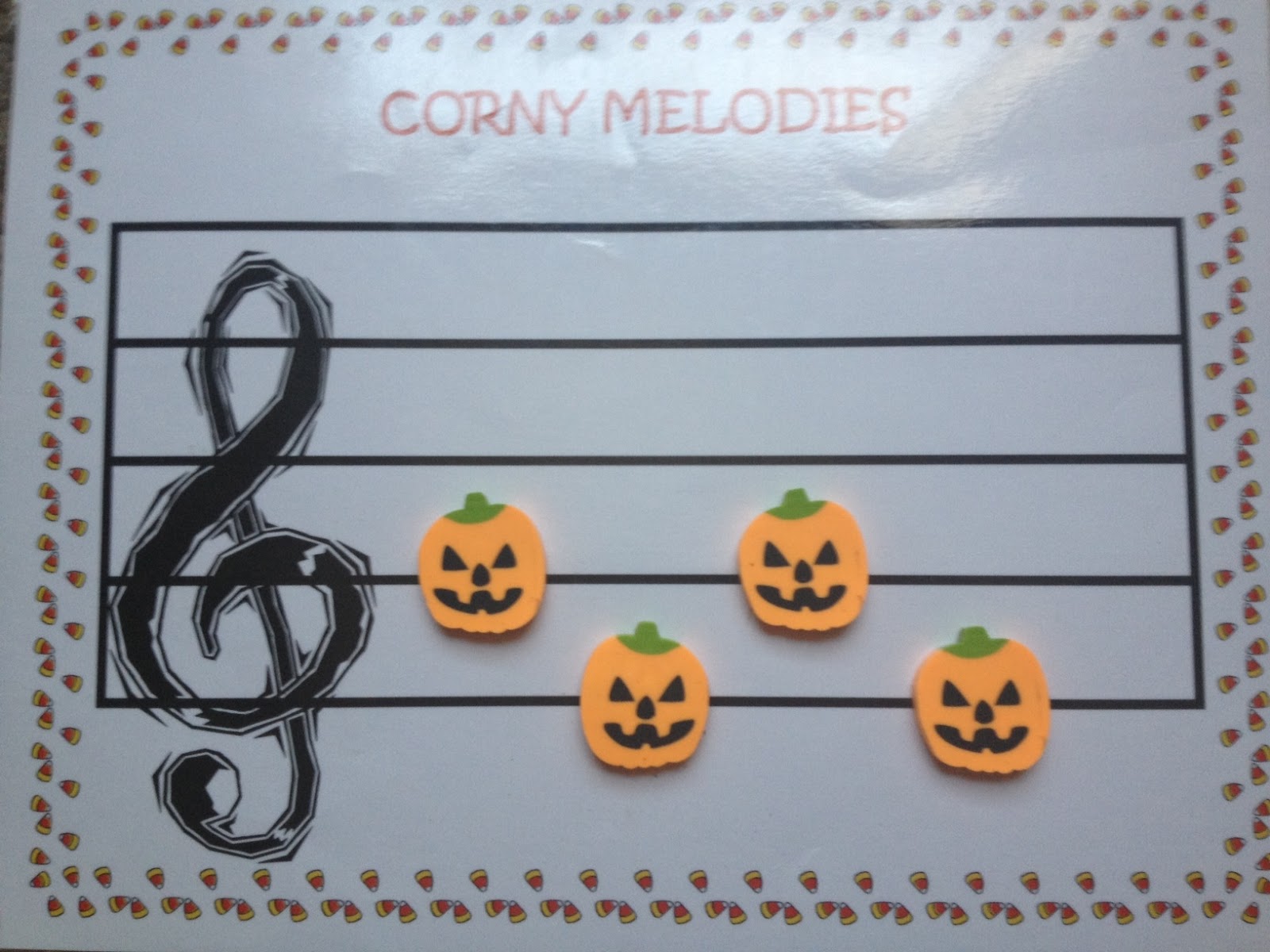 The Sweetest Melody: Fall/Halloween Melodic Manipulatives