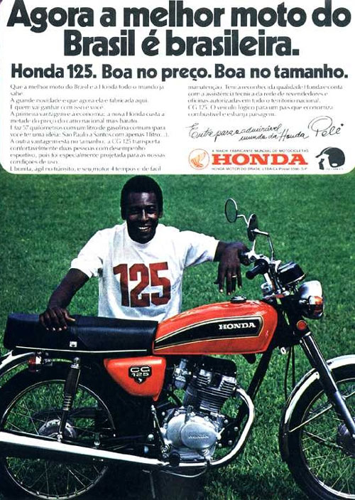 Registros Automotivos do Cotidiano: Honda CG 125 1977