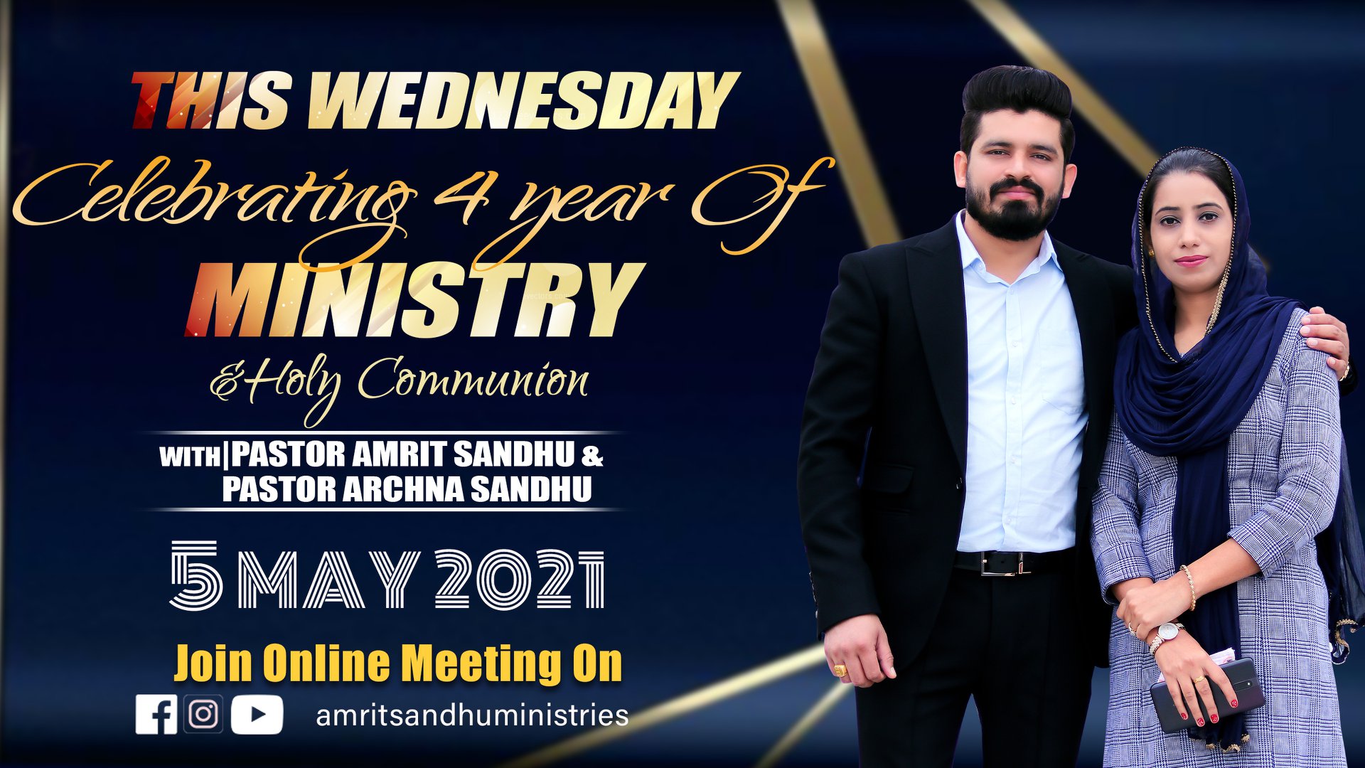 GET READY FOR THE 4th CHURCH ANNIVERSARY CELEBRATION WEDNESDAY ONLINE ...