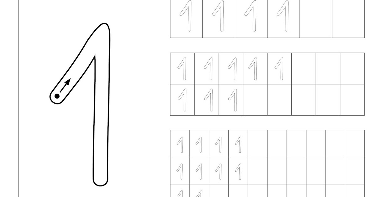 Lernstübchen: Ziffernschreibkurs groß Variante 1