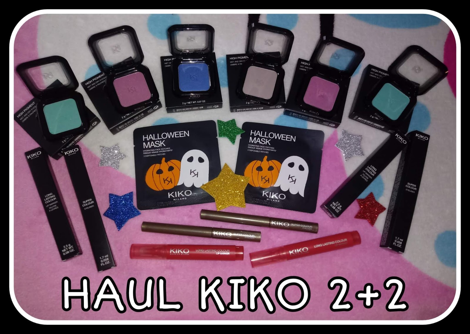 LOS AUGURIOS DE LA LUNA: HAUL KIKO 2+2 CON UN LOOK. MUY BARATITO PERO ...