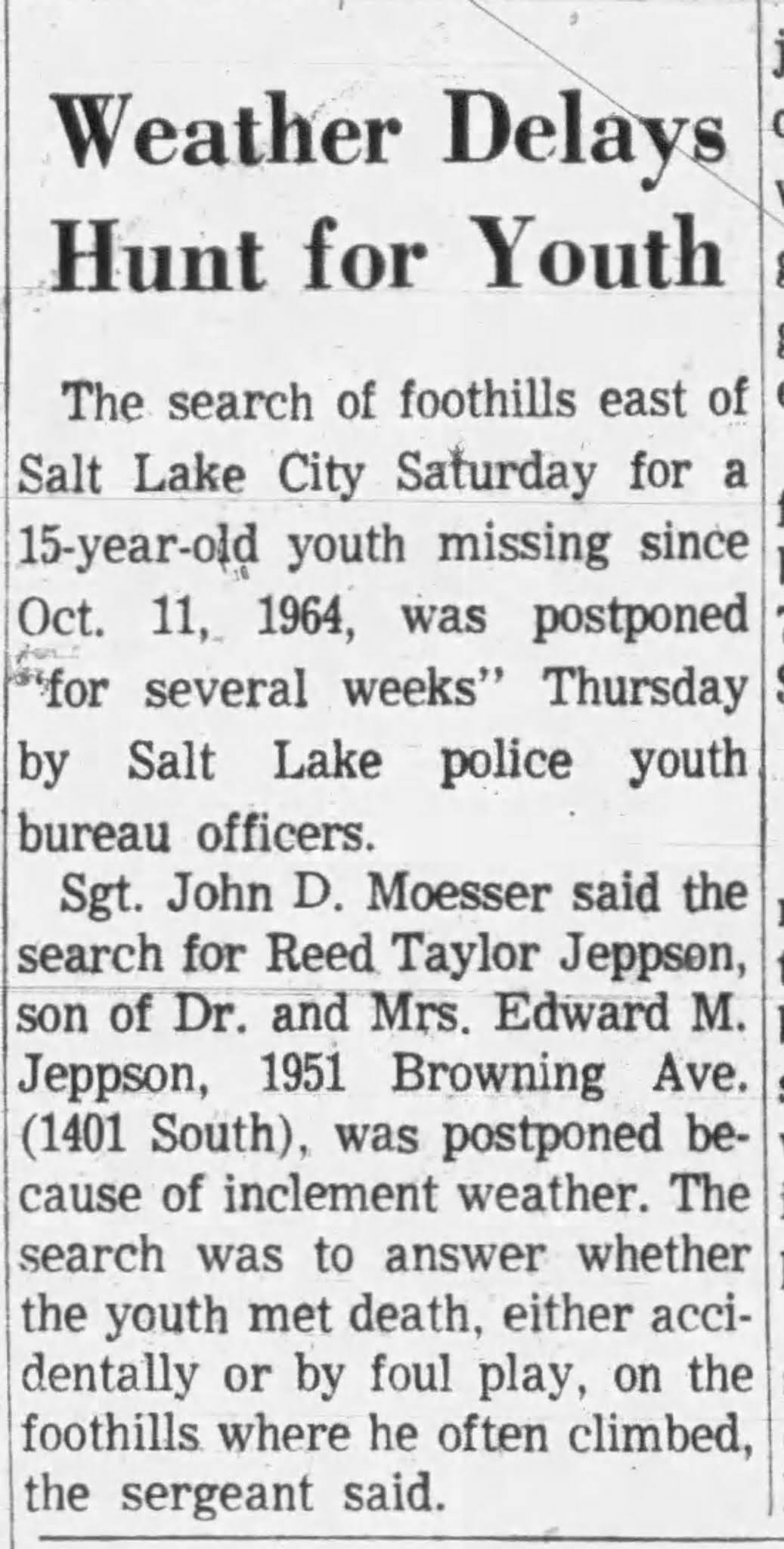 Reed Jeppson: Where Did He Go? - CrimeBlogger1983