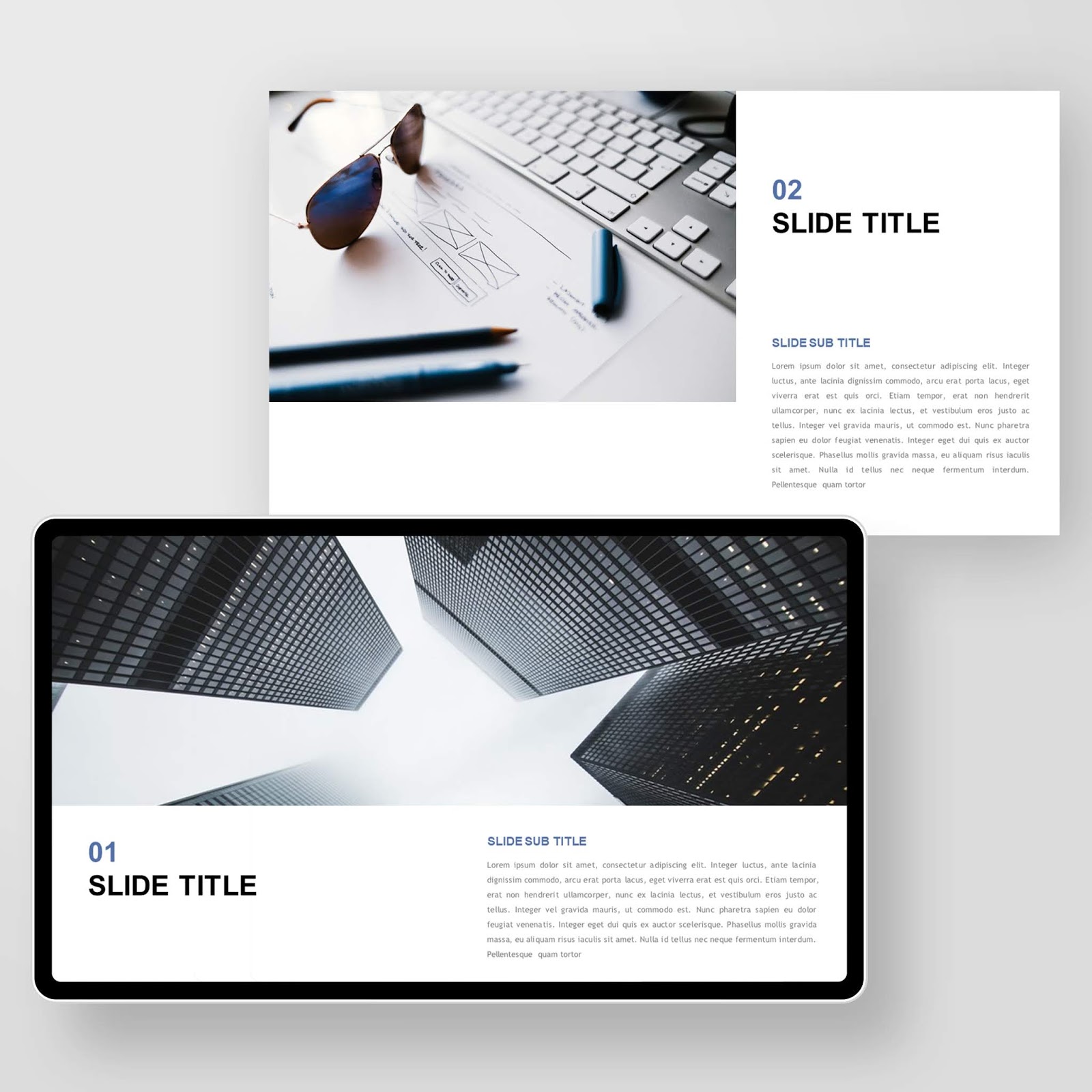 Modern City PowerPoint Template - PowerPoint Free