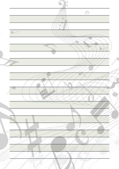 Нотные записки. 🎶Странички для блокнота формата А6