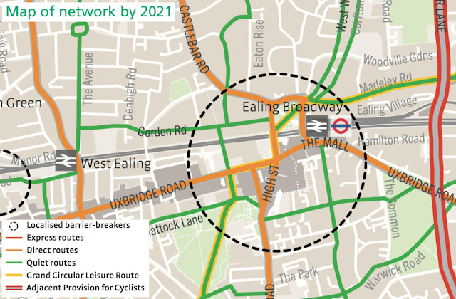 Ealing Cycling Campaign: Ealing Broadway Station Cycle Path