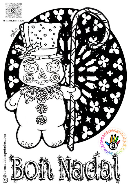 Xavier Miró Inglés Il.lustracions: Acoloreix els Teus Nadals/ Colorea ...