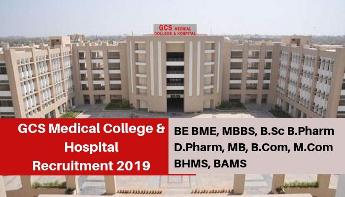 We are Hiring Medical and Non Medical Professionals at GCS Medical ...