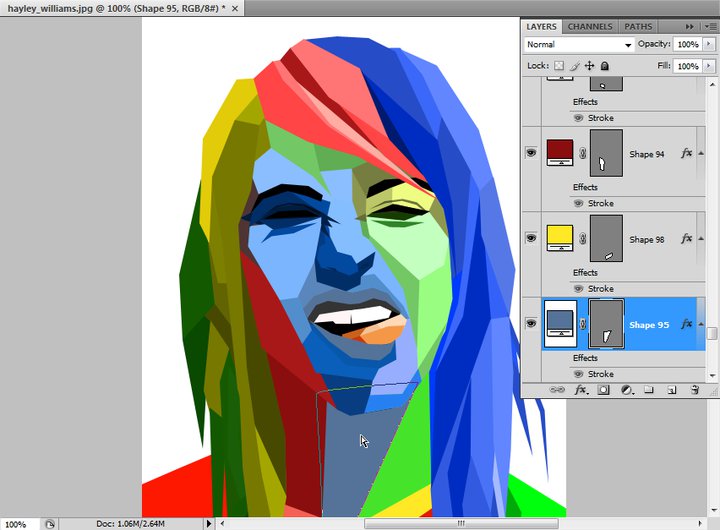 Yulie Sunarya: TUTORIAL CARA BUAT FOTO WPAP dengan PhotoShop, Corel Draw dan Adobe Ilustrator