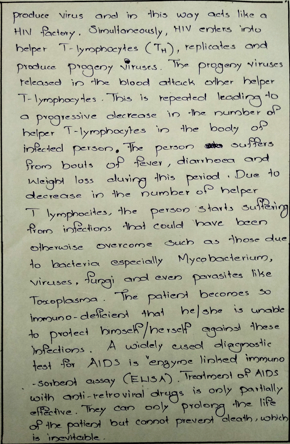 AIDS Awareness Proficiency Badge Notes