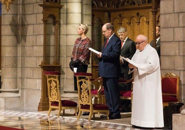 Princess Charlene and Albert attend Saint Devote's Day 2018