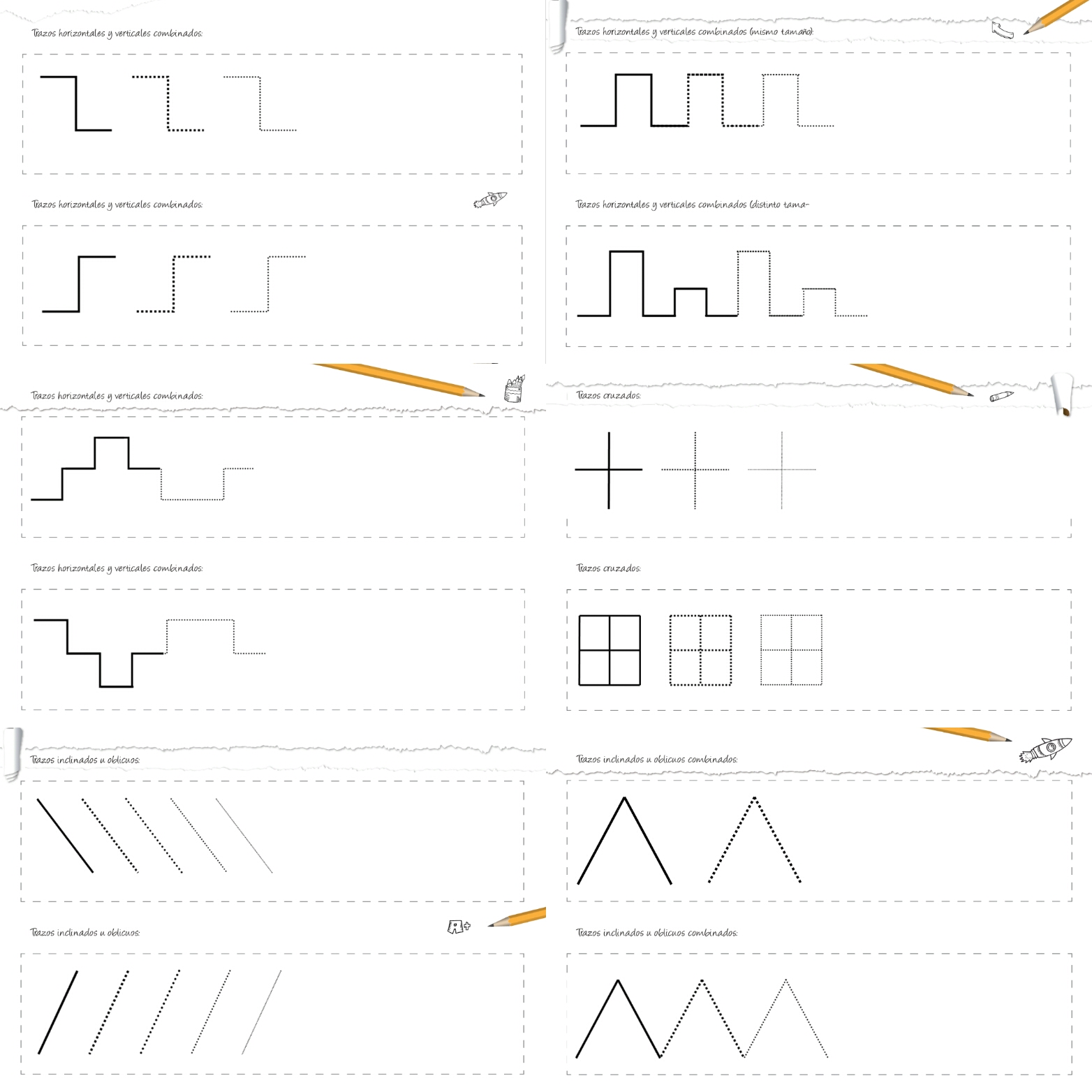 GRAFOMOTRICIDAD DE TRAZOS RECTOS, EL PRIMER PASO DEL APRENDIZAJE DE LAS ...