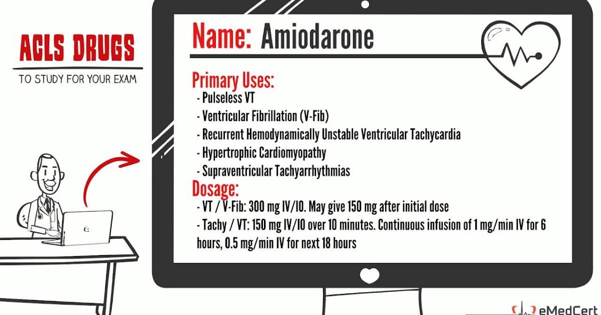 EVERYTHING YOU HAVE TO KNOW ABOUT ACLS DRUGS