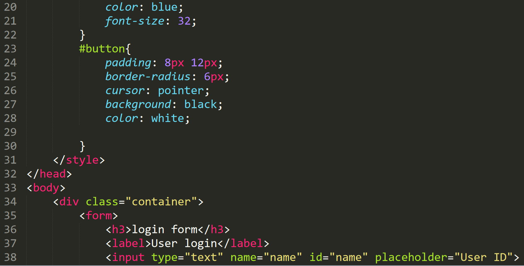 How To Create a Login Form
