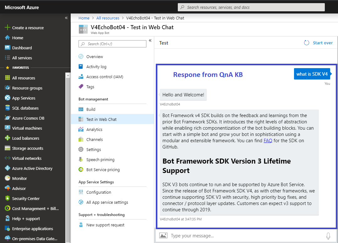 Sharepoint Online Viva Teams Power Platform Azure Identity Learn Qnamaker Azure Bot With