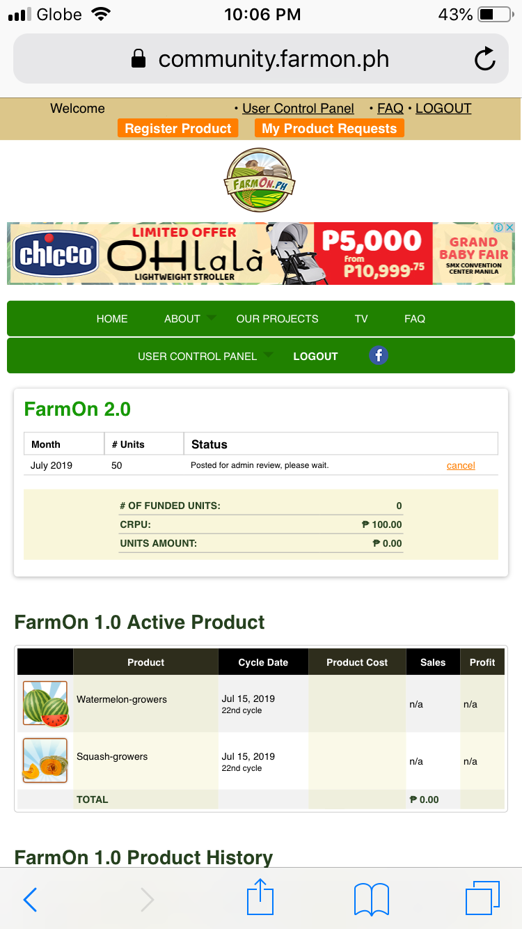 Dropped like a Hatputito: FarmOn | Investing in 2.0 Dropped like a Hatputito: FarmOn | Investing in 2.0