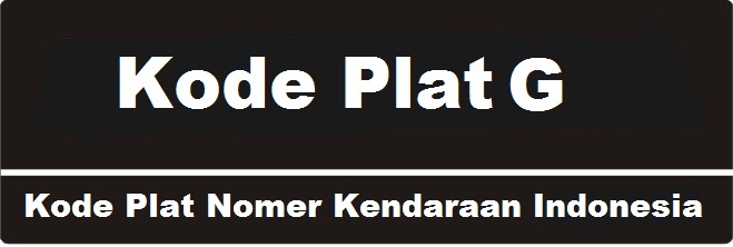 Kode Plat Nomor Kendaraan G | KODE PLAT NOMOR