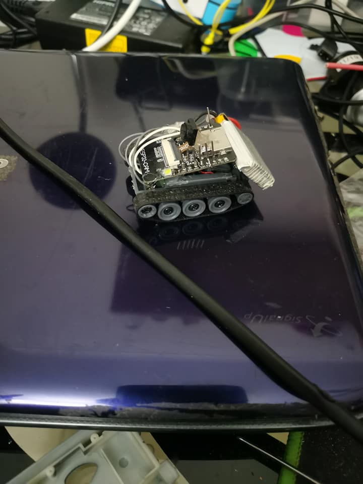 Telerobotics: ESP32-Cam-tank: fpv vehicle powered by esp32 cam
