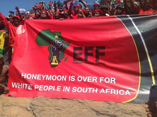 Indie Media East Coast: Banners of EFF Economic Freedom Fighters in ...
